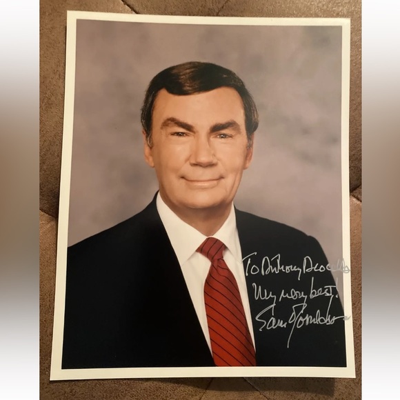 Source Unknown | Wall Decor | Sam Donaldson Autographed Photo 8x Color ...